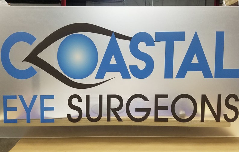 Full Color Print Custom Acrylic Building Sign Any - Etsy