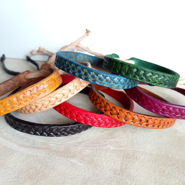 Leather Bracelets for Women - Etsy