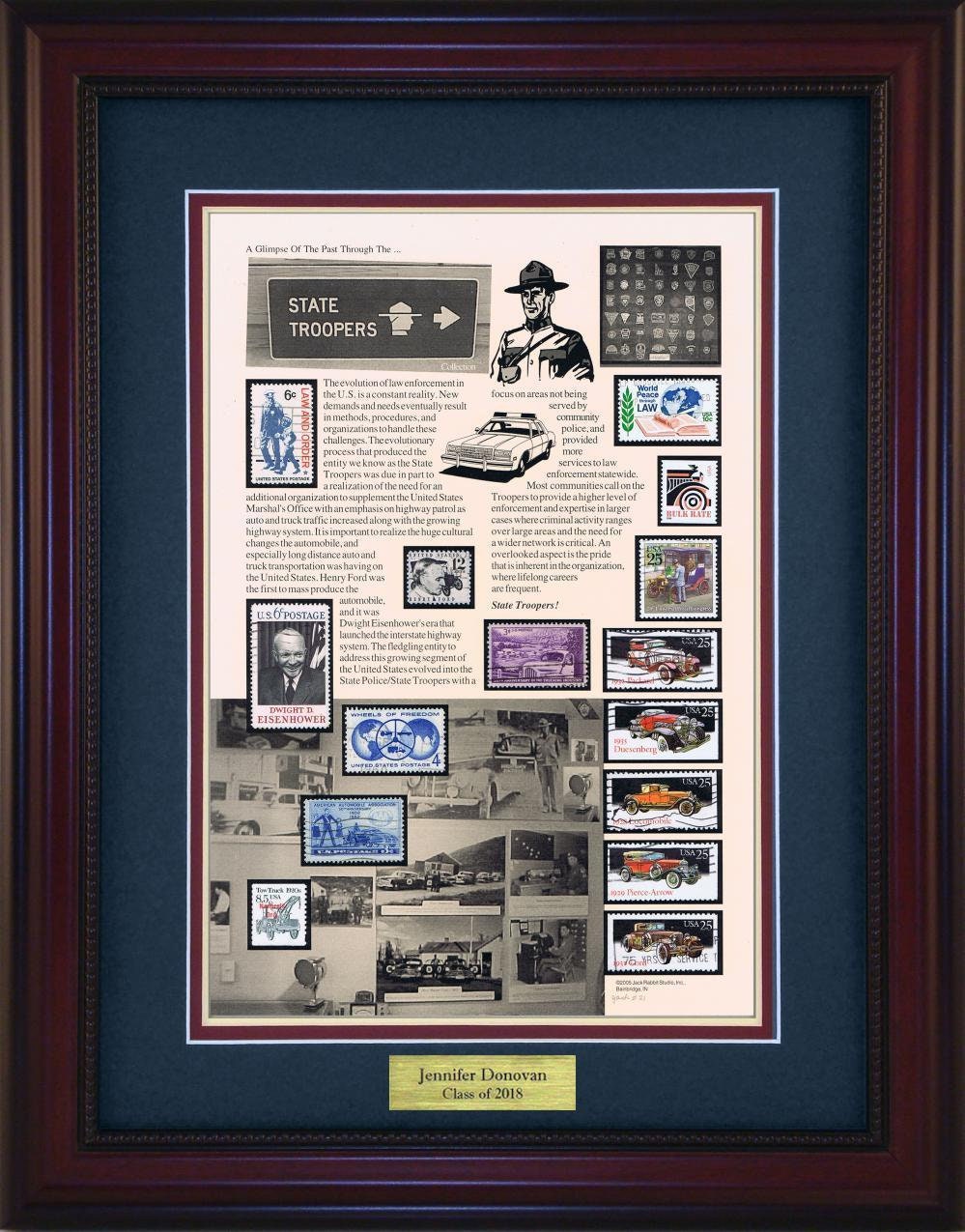 State Trooper Personalized Unique Framed Gift - Etsy