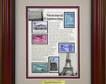 Structural Engineer Personalized Unique Framed Gift | Etsy