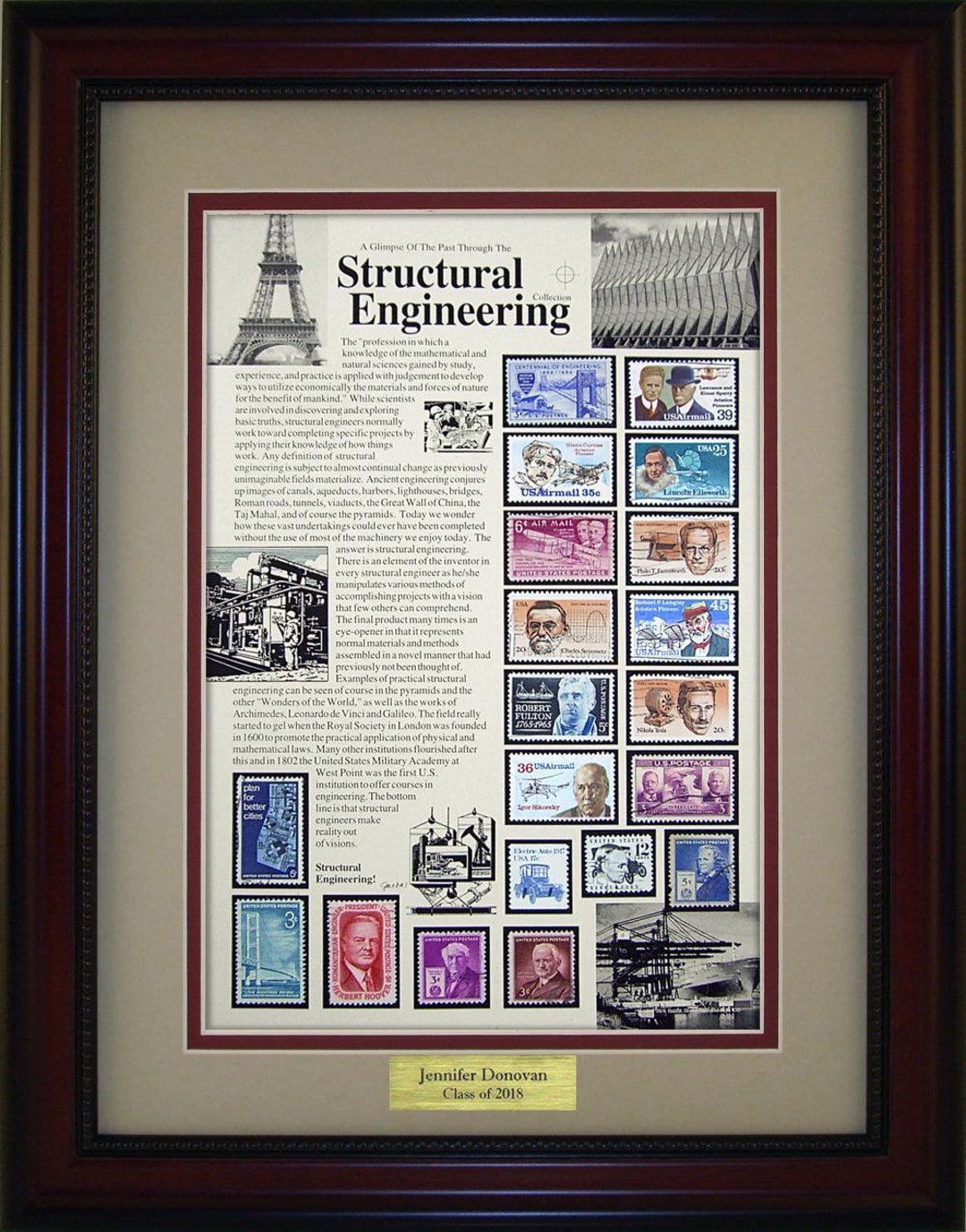 Structural Engineer Personalized Unique Framed Gift - Etsy