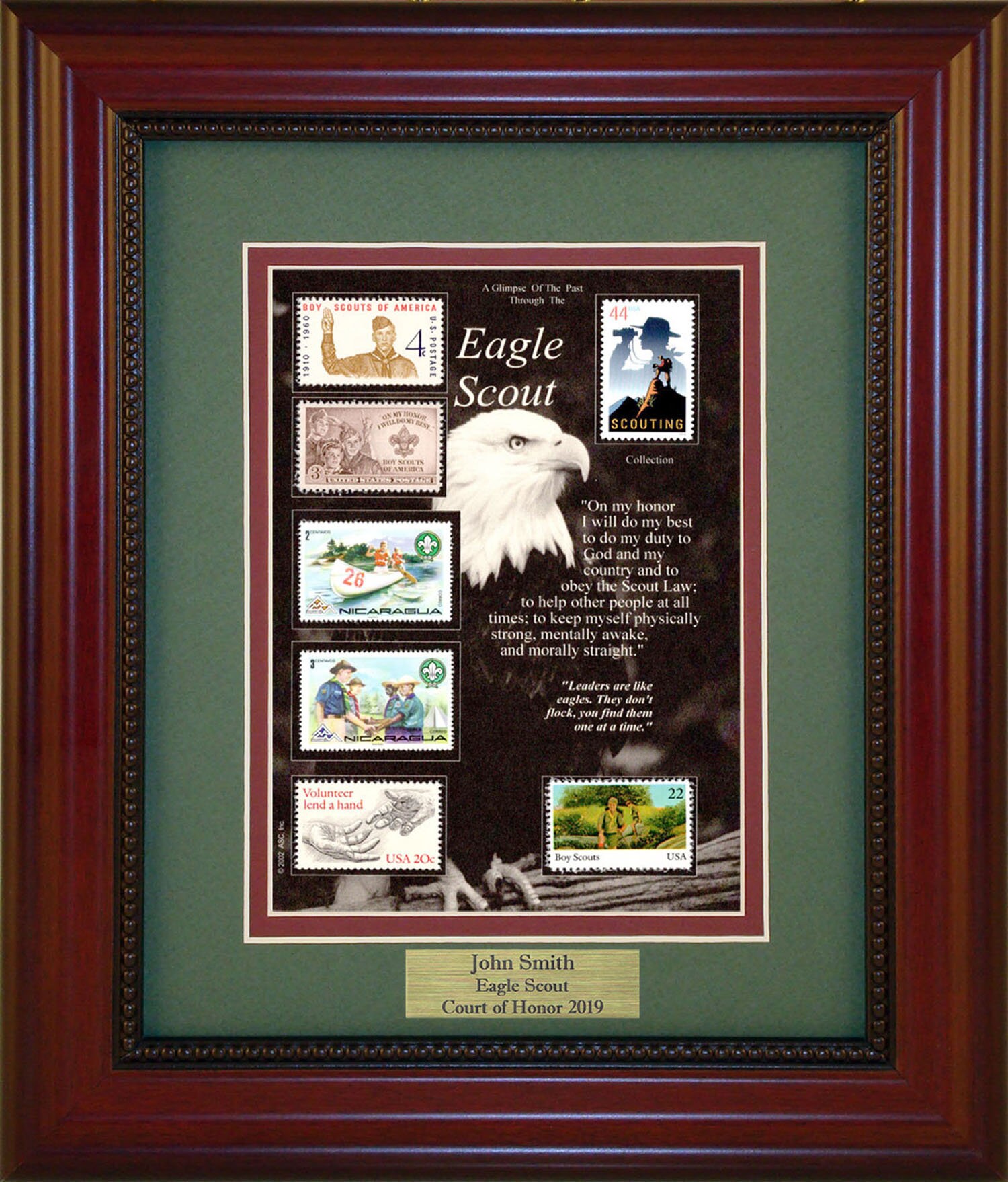 Eagle Scout Unique Framed Collectible A Great Gift Idea - Etsy
