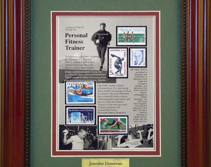 Personal Fitness Trainer Personalized Unique Framed Gift - Etsy