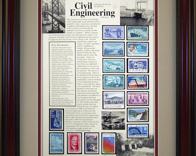Civil Engineer Personalized Unique Framed Gift - Etsy