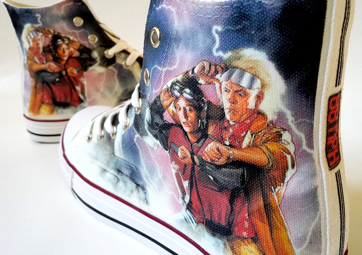 Time Traveller Custom Made Shoes - Etsy