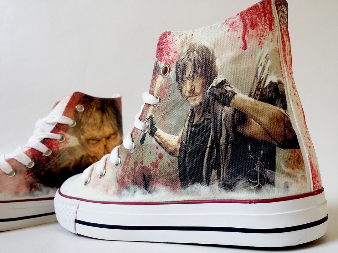 Zombie Hunter Custom Made Shoes - Etsy