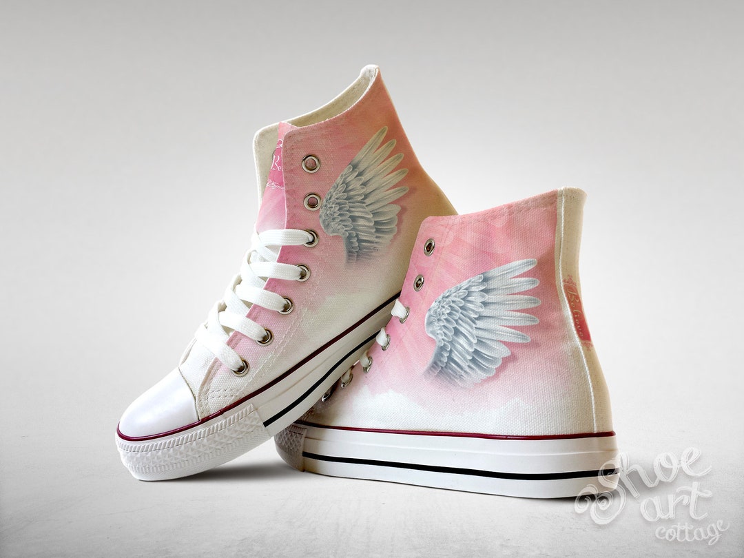 Angel Wings Shoes Custom Made Sneakers you May Order Them - Etsy