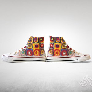 Color Study Painting, Custom Made Shoes - Etsy