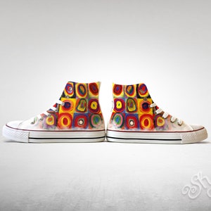 Color Study Painting, Custom Made Shoes - Etsy