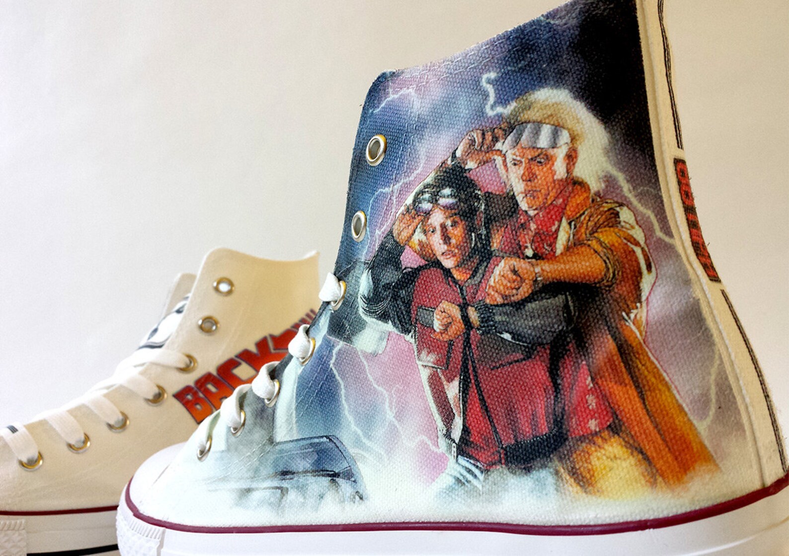 Time Traveller Custom Made Shoes - Etsy