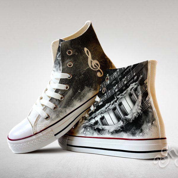 Music Note Shoes - Etsy