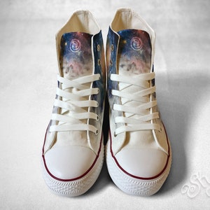 Galaxy, Stars, Space, Universe, Custom Made Shoes - Etsy
