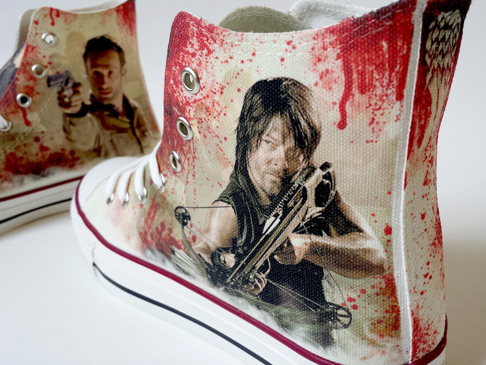 Zombie Hunter Custom Made Shoes | Etsy