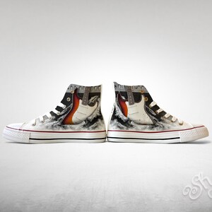 Electric Guitar With Amplifier, Custom Made Shoes - Etsy