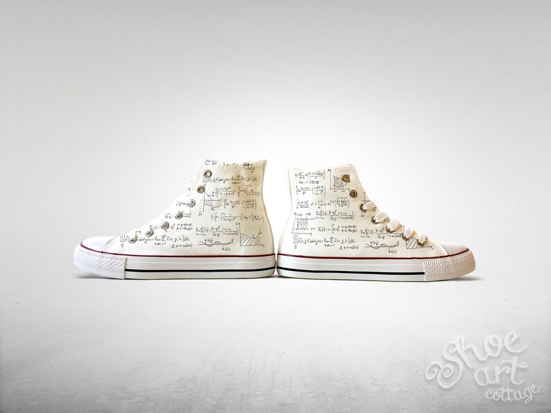 I Love Math, Calculus, Custom Made Shoes - Etsy