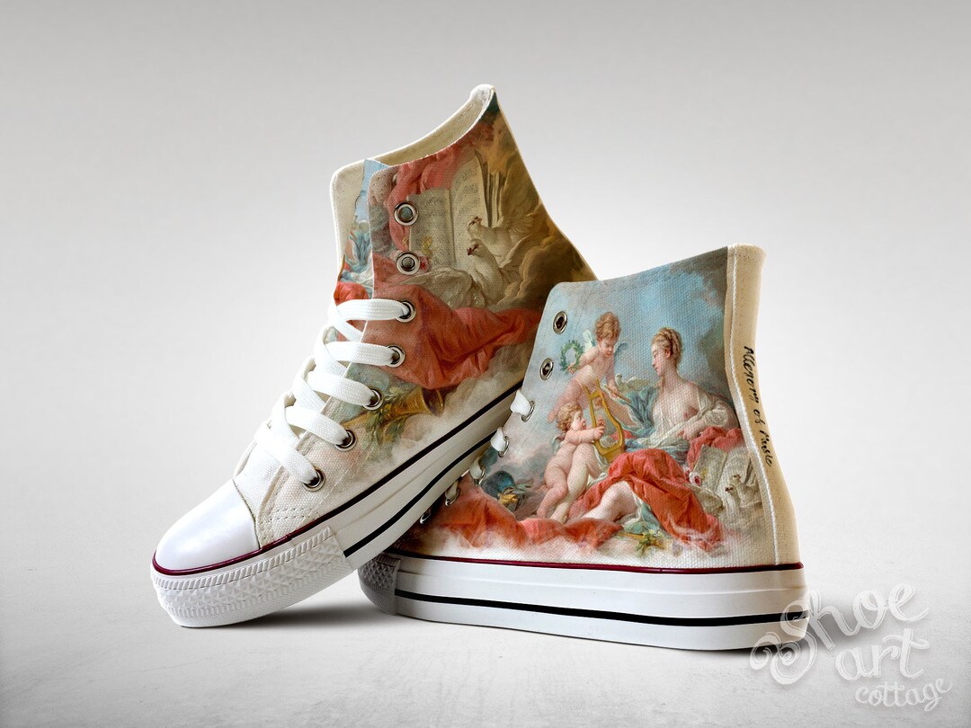 Allegory of Music François Boucher Custom Made Shoes - Etsy