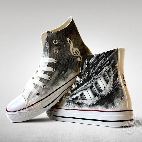 Music Note Shoes - Etsy