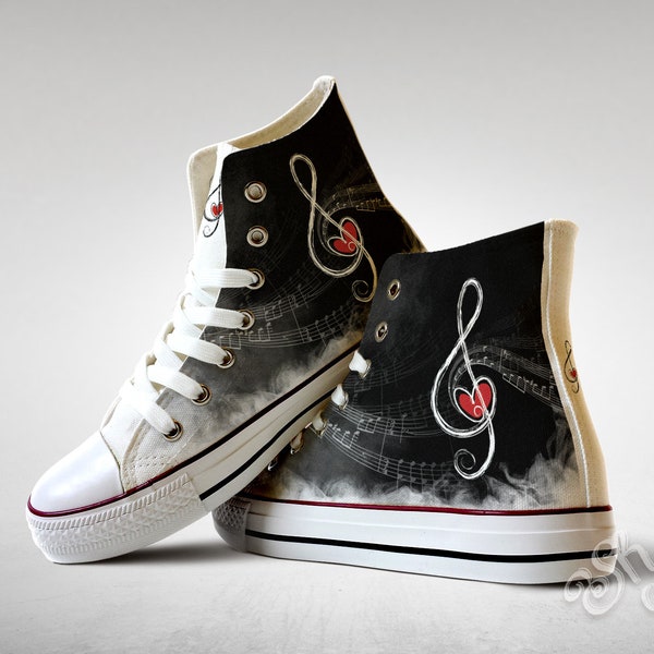 Music Note Shoes - Etsy