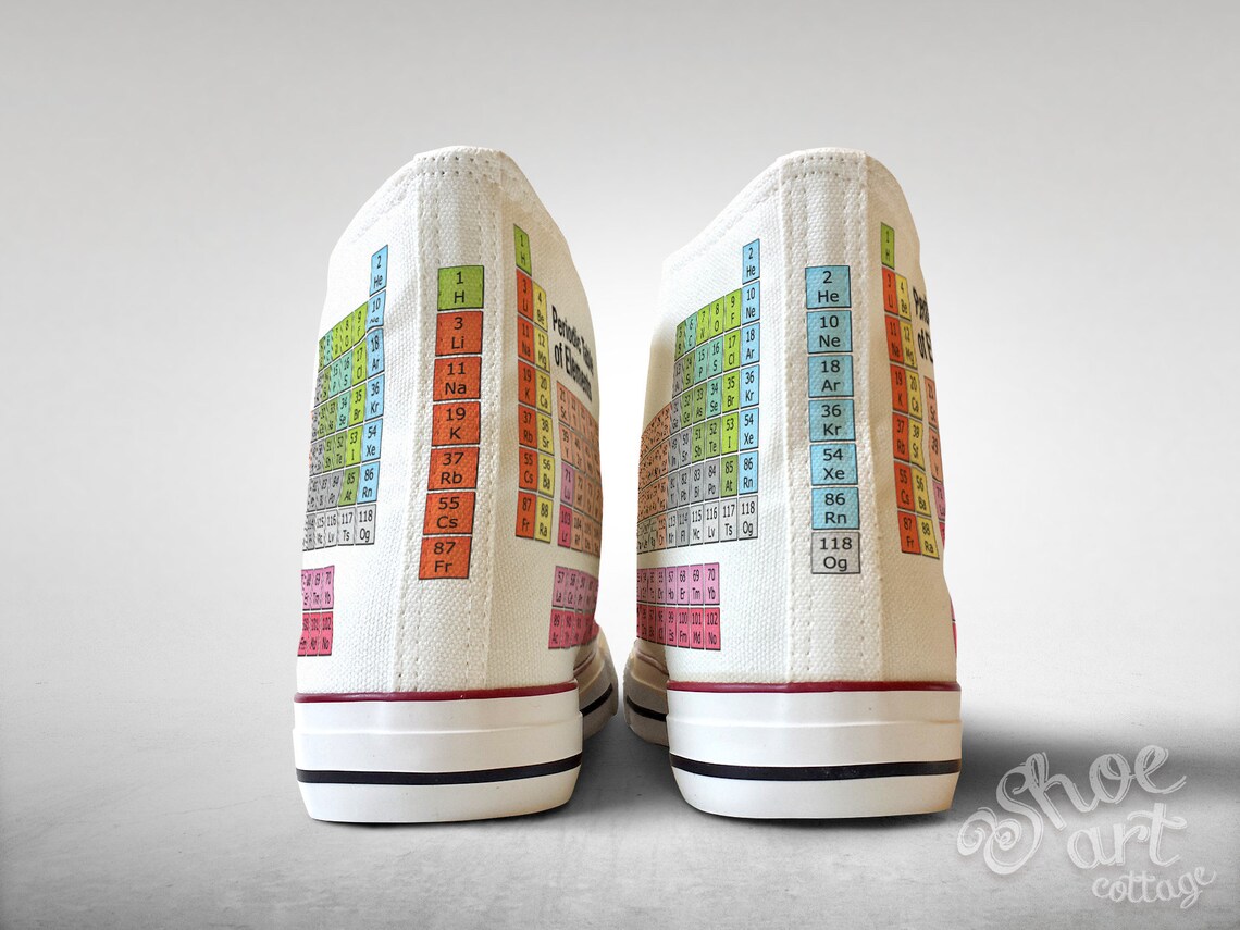 Periodic Table of Elements Custom Made Shoes - Etsy Canada