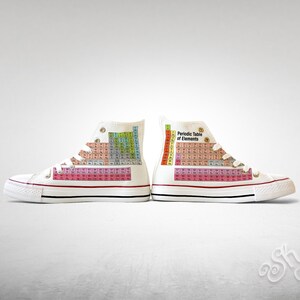 Periodic Table of Elements, Custom Made Shoes - Etsy Canada