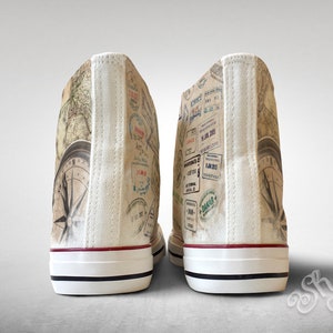I Love Travelling, Custom Made Shoes - Etsy