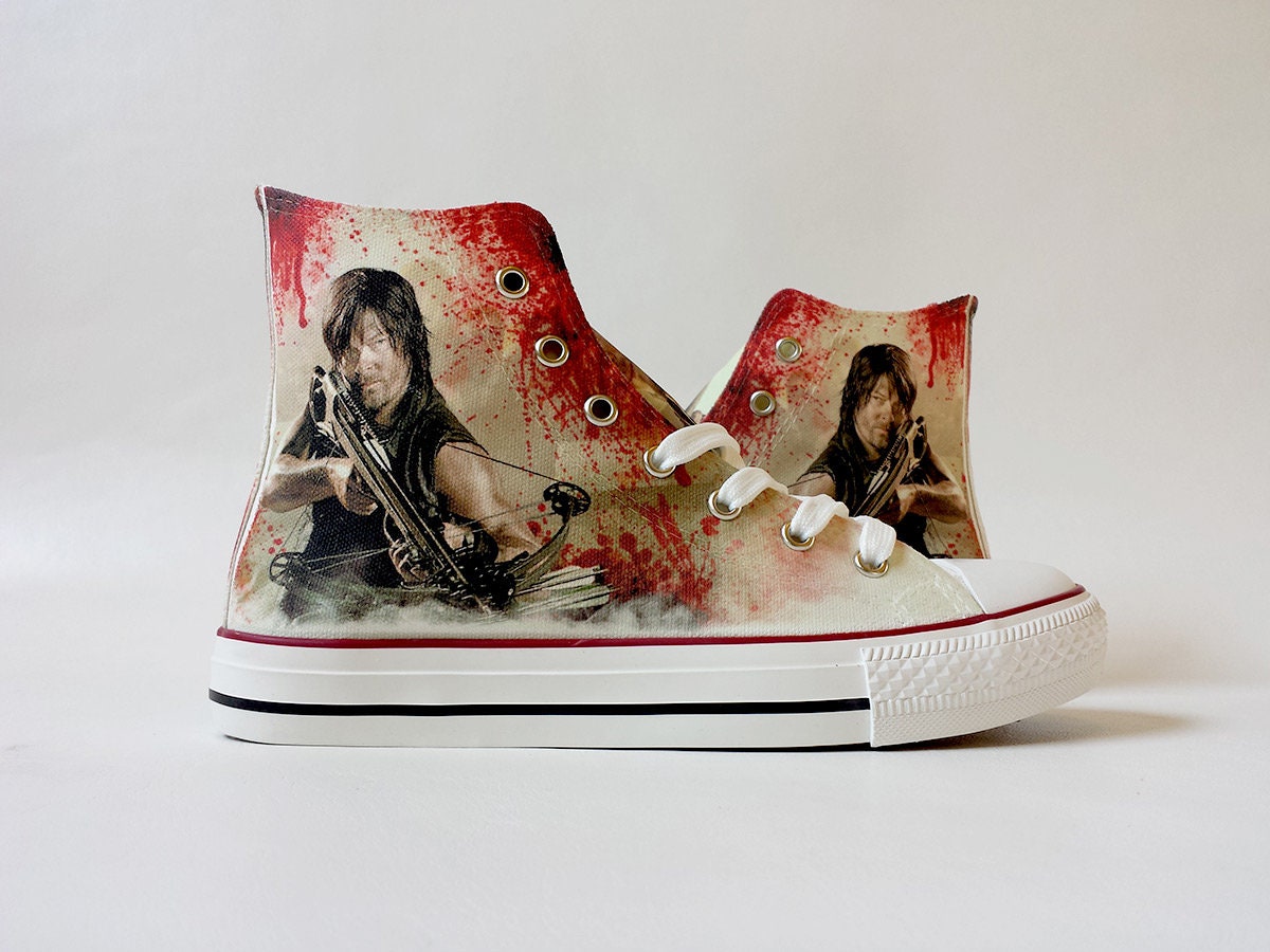 Zombie Hunter Custom Made Shoes | Etsy