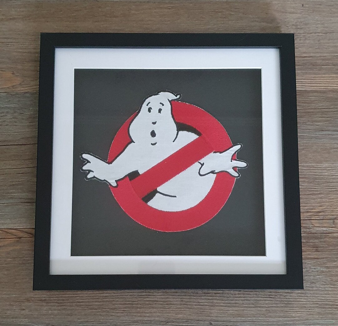 Ghostbusters 11inch Large Framed Logo Patch Artwork - Etsy