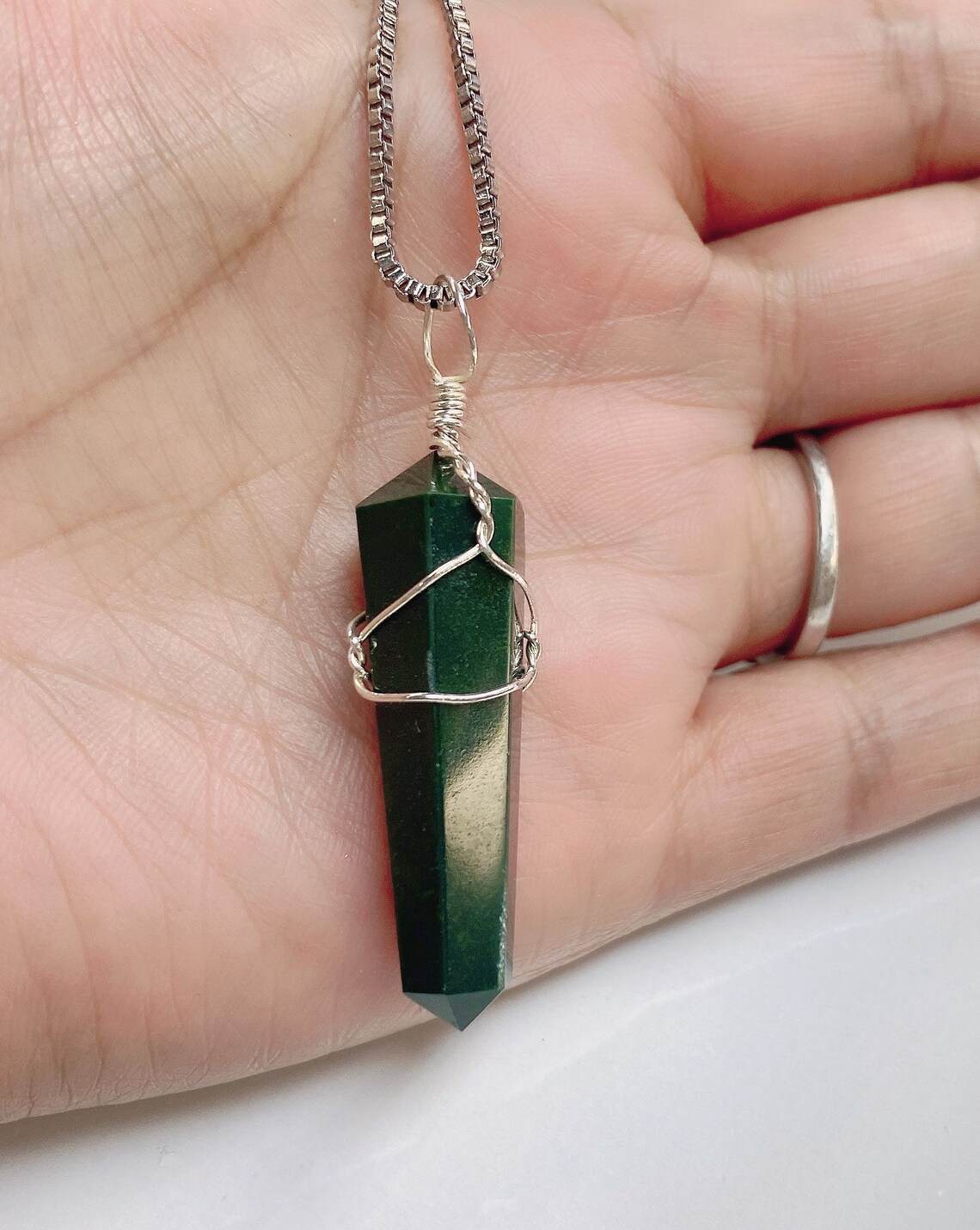 Stone/crystal Pendants Healing Gemstone Pendants Chakra - Etsy