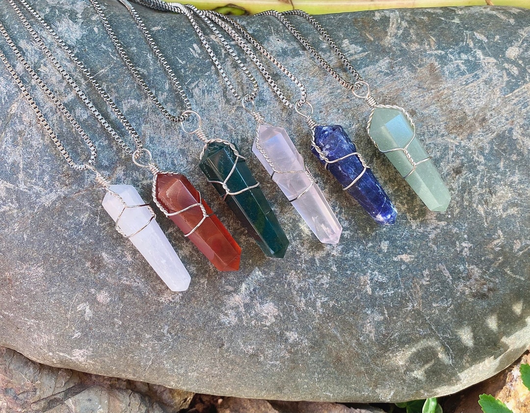 Stone/crystal Pendants, Healing Gemstone Pendants, Chakra Stones ...