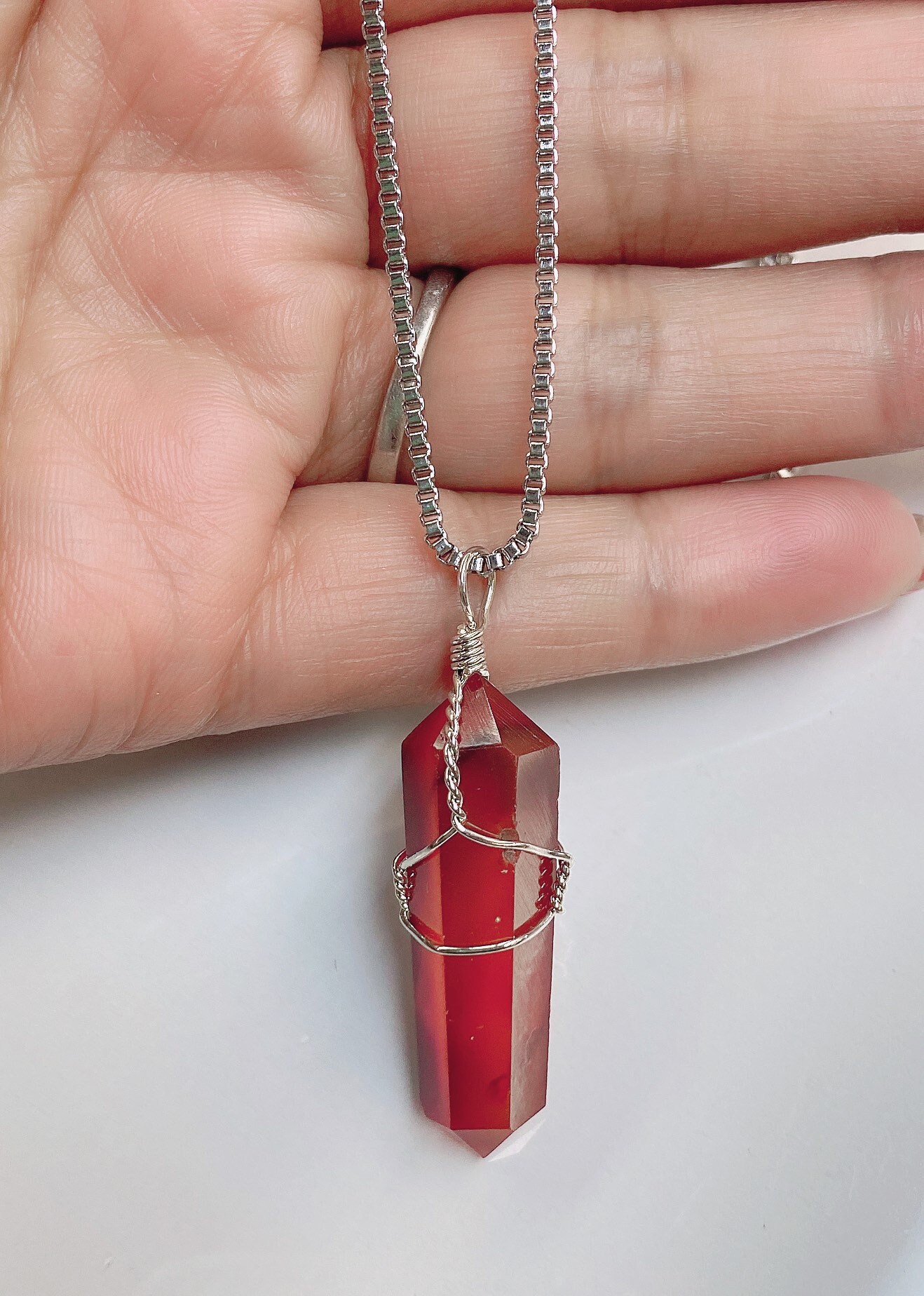 Stone/crystal Pendants Healing Gemstone Pendants Chakra - Etsy