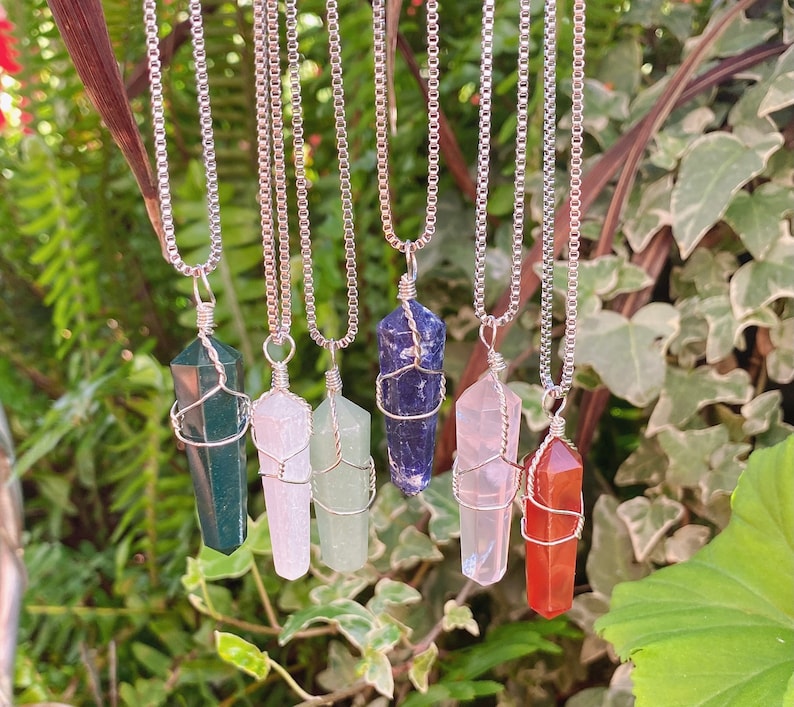 Stone/crystal Pendants, Healing Gemstone Pendants, Chakra Stones ...