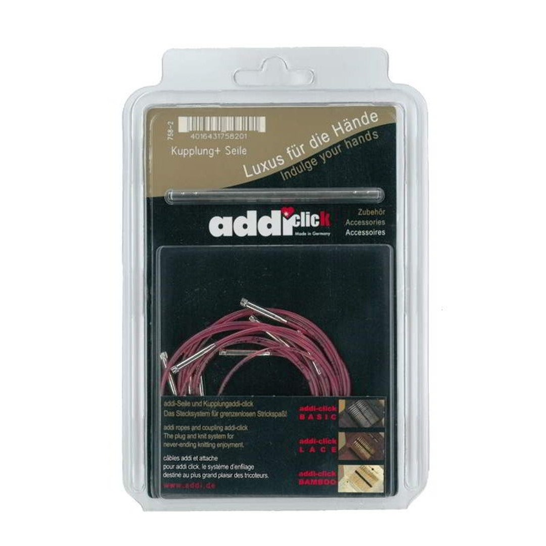 Addi Click Set 5 Cords and 1 Couplings 758-2 - Etsy