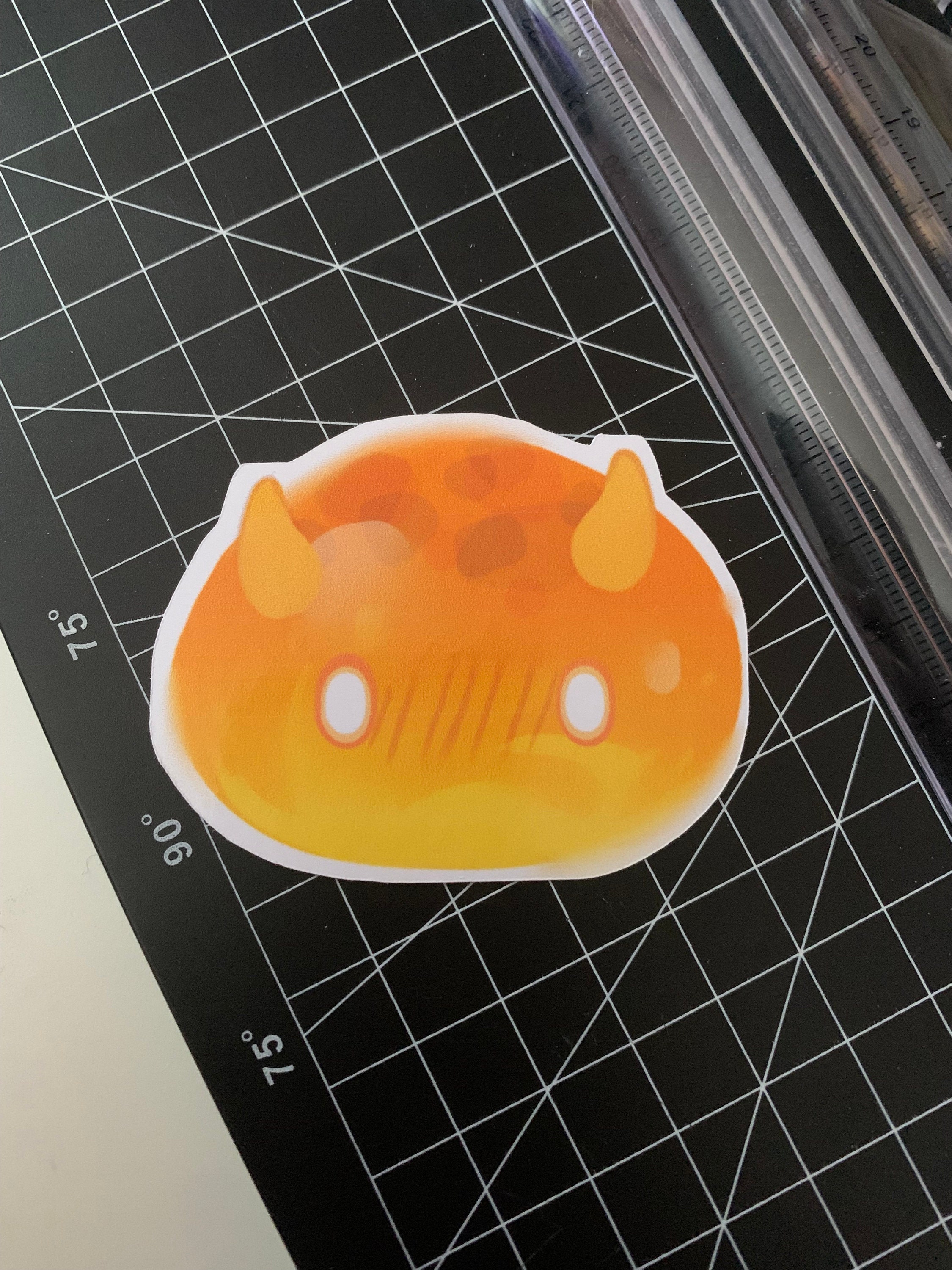 Pyro Slime Sticker Genshin Impact - Etsy