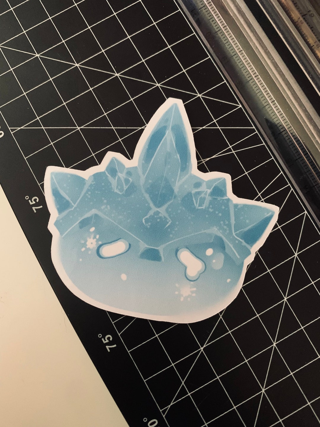 Cryo Slime Sticker Genshin Impact - Etsy