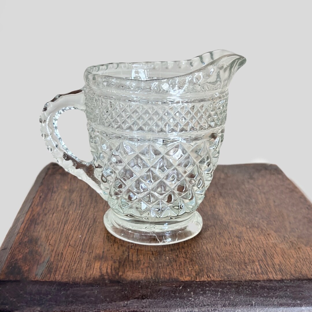 Anchor Hocking Wexford Glass Crystal Creamer - Anchor Hocking Glassware ...