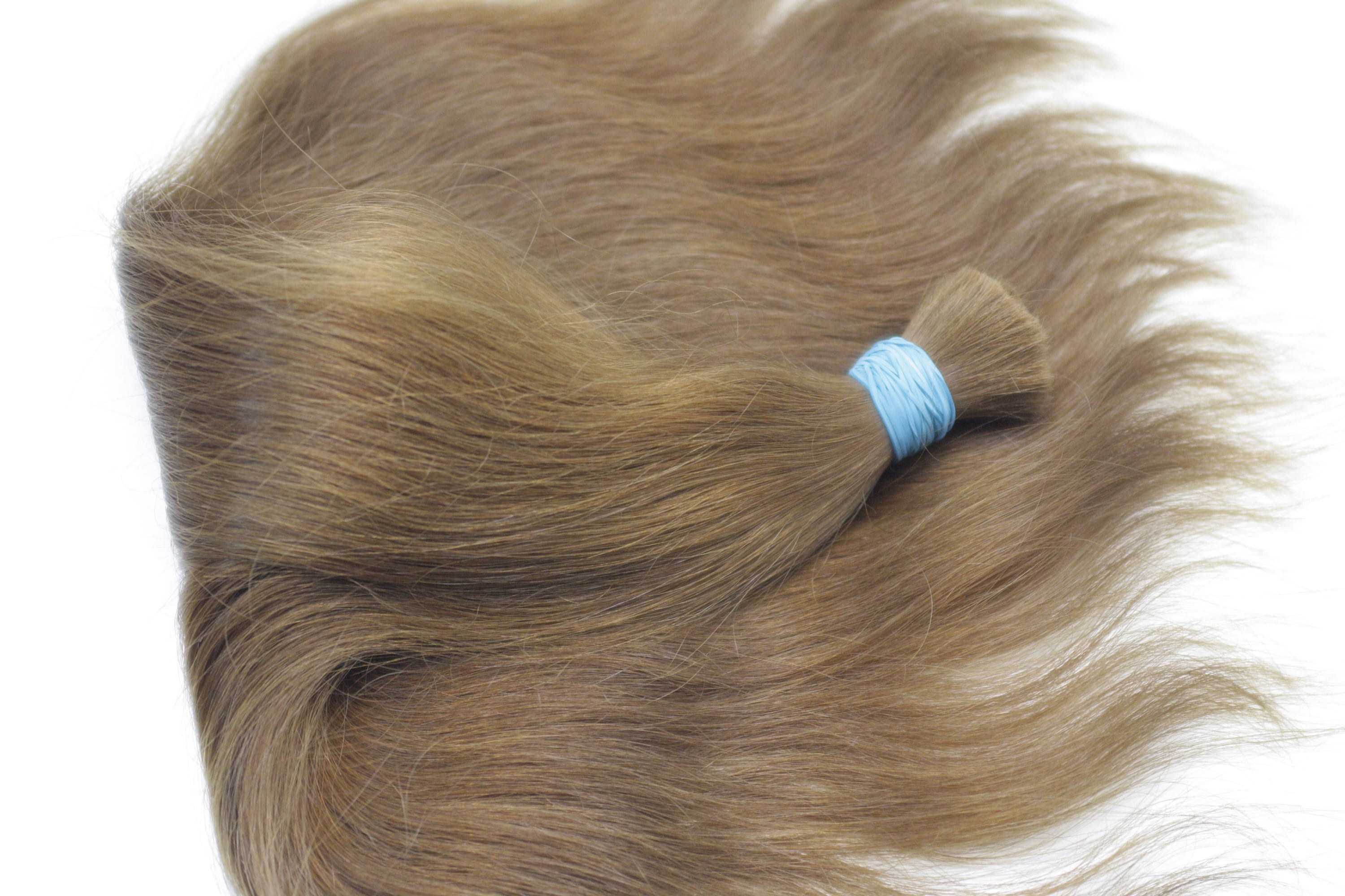 LUX Natural European Ukrainian Slavic Hair Extension Dark Blonde 42cm ...