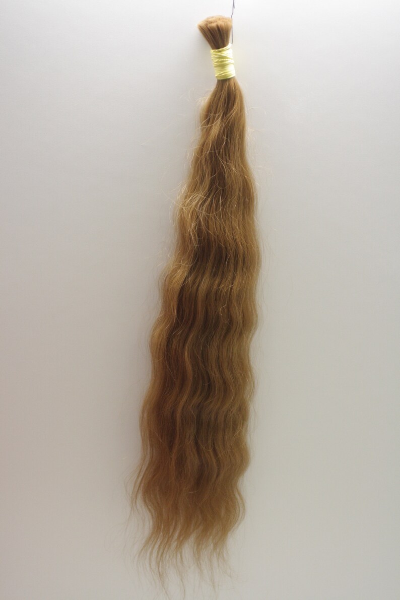 LUX Natural THIN SILKY Wavy Hair Extensions Light Brown - Etsy