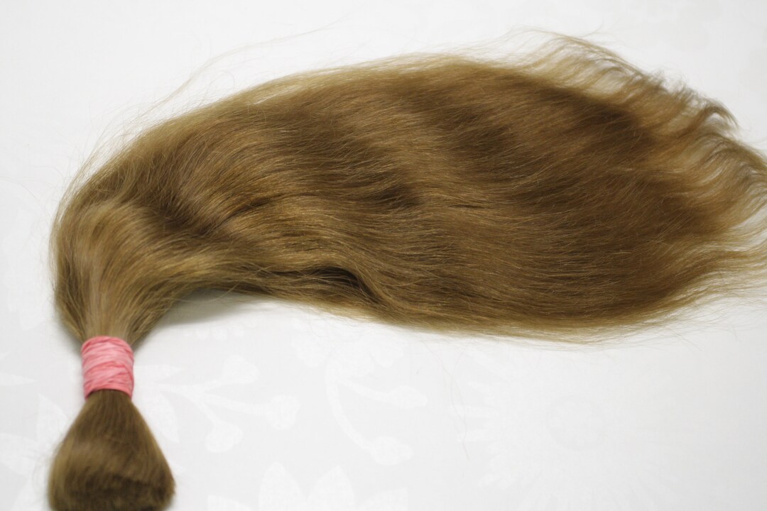 LUX THIN Natural Ukrainian Russian Slavic Quality Medium Brown 49cm/19 ...