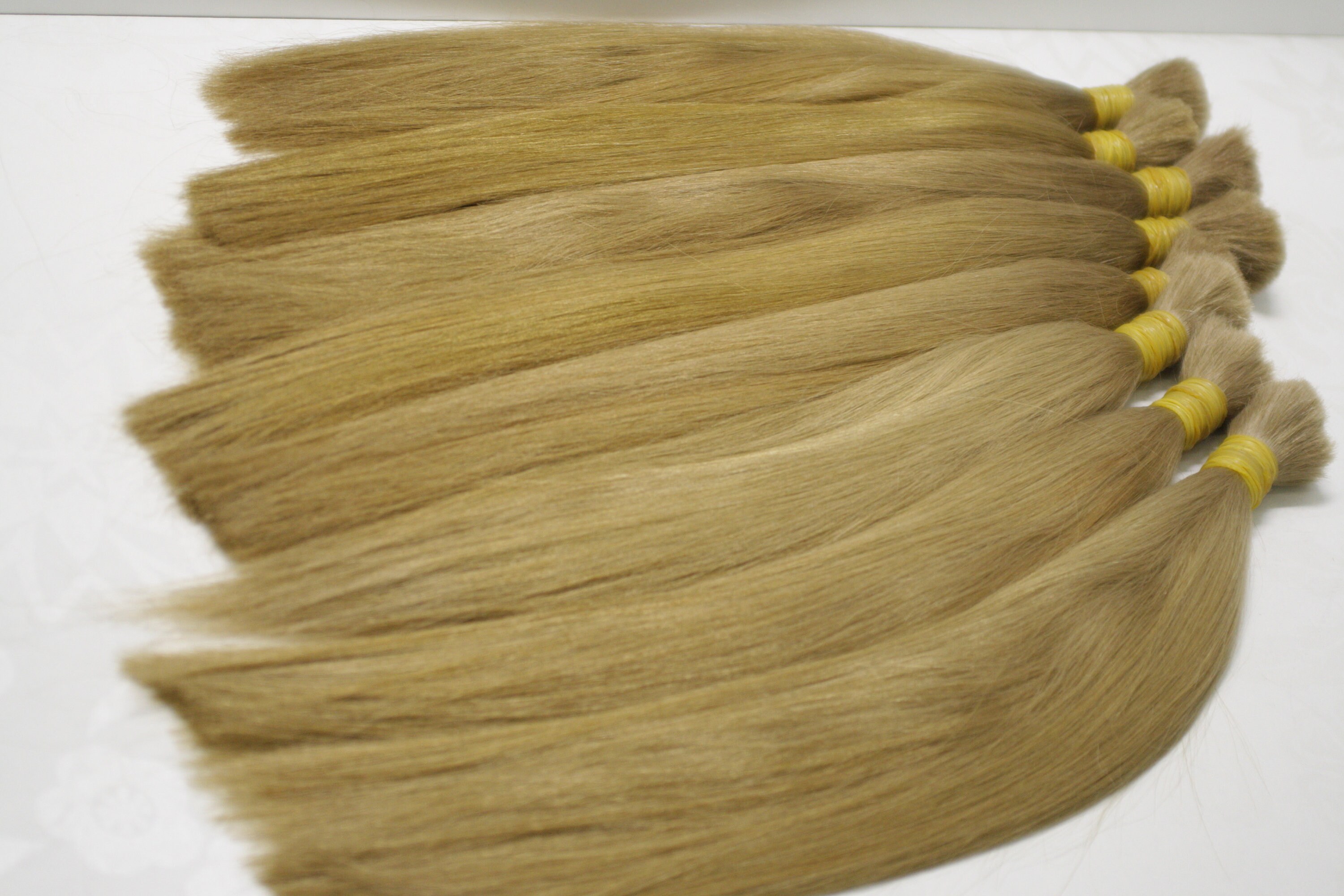 LUX THIN Natural Slavic European Hair Extension 45-52cm/17,7-20,5" 100 ...