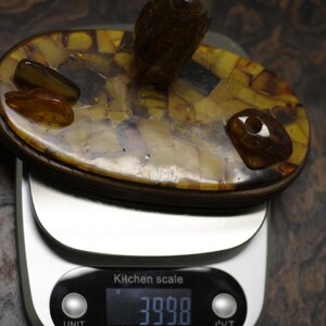 Vintage Amber Writing Set. Baltic Amber. Inclusions. the Only One on ...