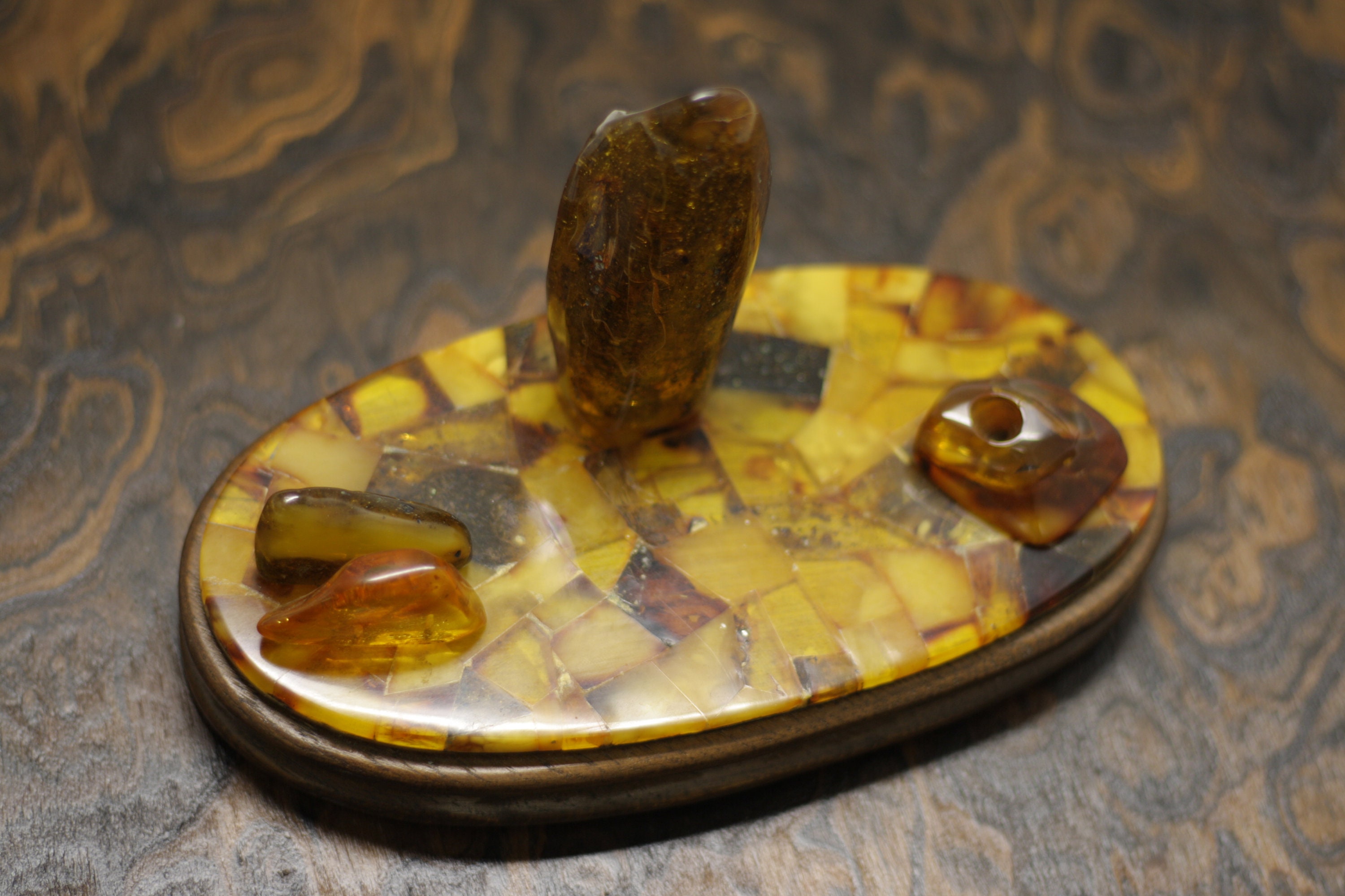Vintage Amber Writing Set. Baltic Amber. Inclusions. the Only One on ...