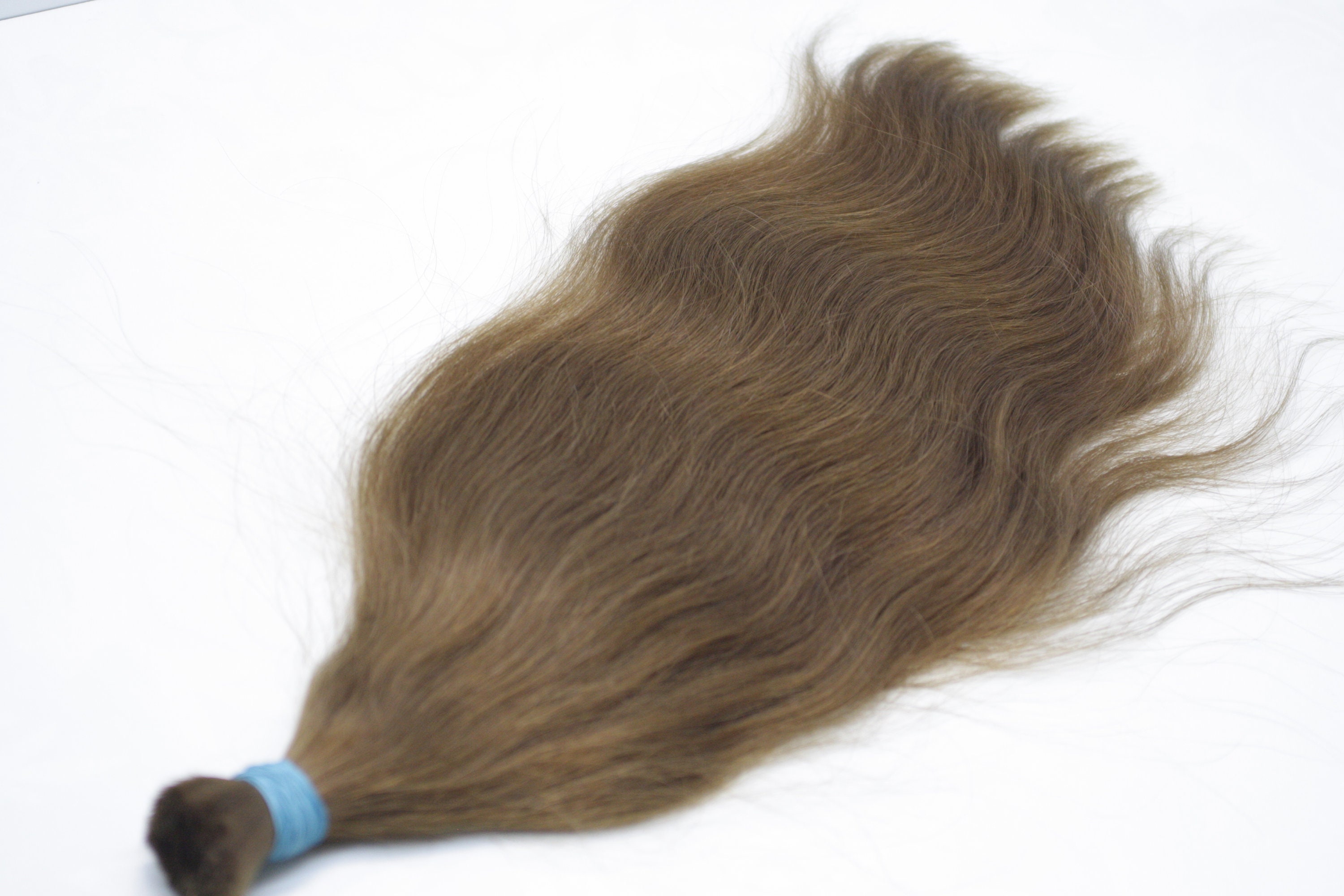 LUX Natural European Ukrainian Slavic Hair Extension Dark Blonde 42cm ...