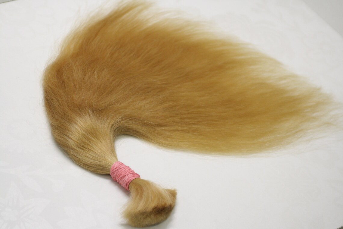 LUX Natural Ukrainian Slavic Hair Extension Light Blond 51cm/20 & 86gr ...