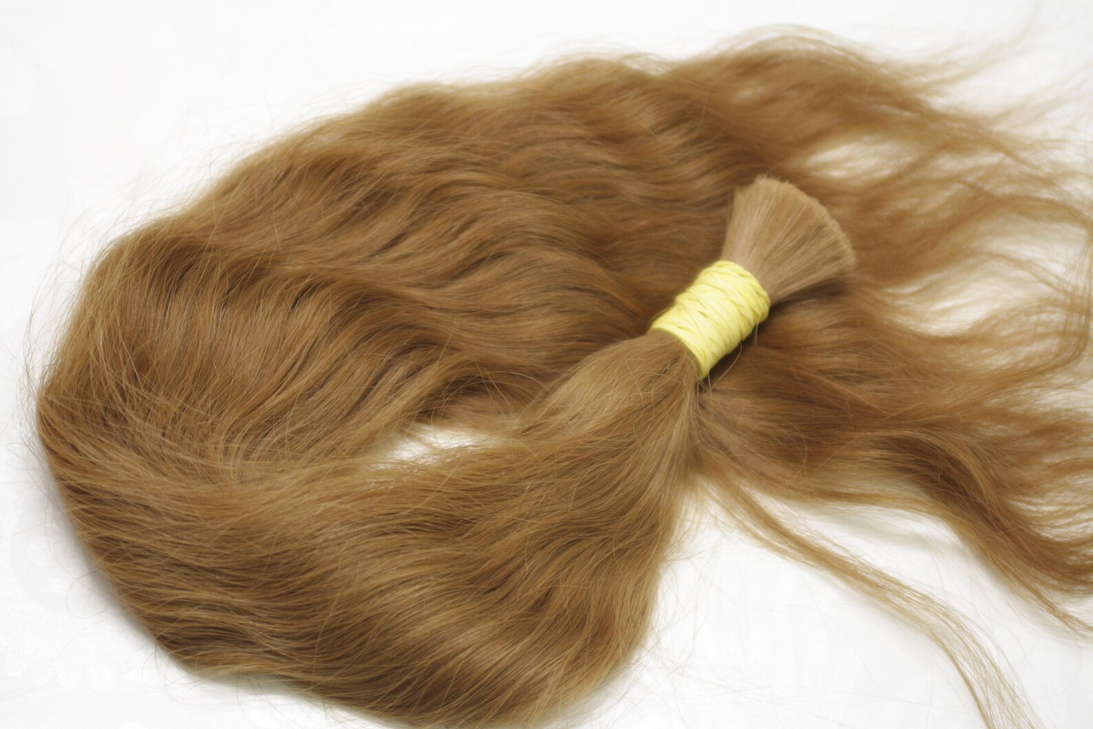 LUX Natural THIN SILKY Wavy Hair Extensions Light Brown - Etsy