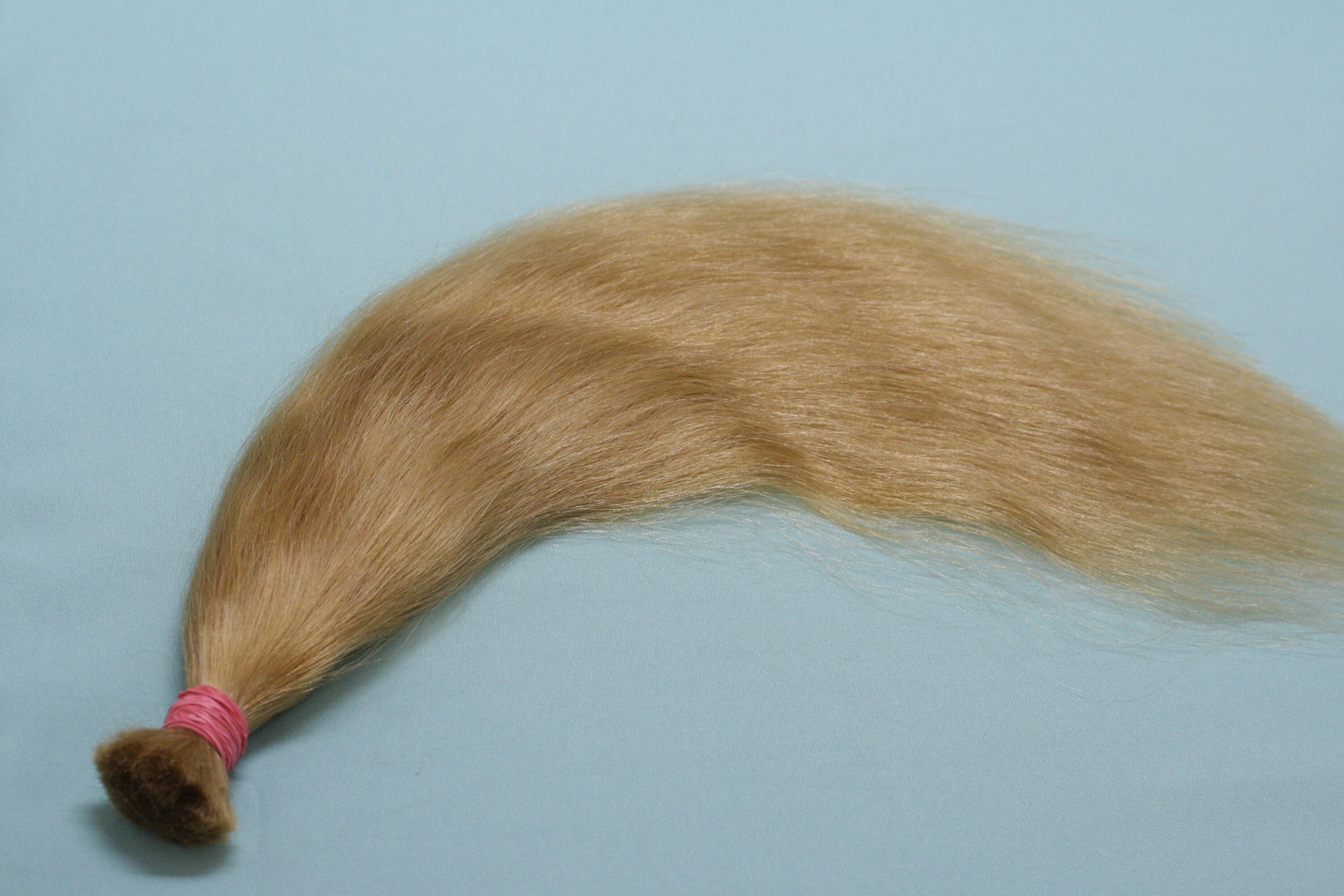 LUX Natural Ukrainian European Slavic Silk Hair Golden Blonde 48cm/19 ...