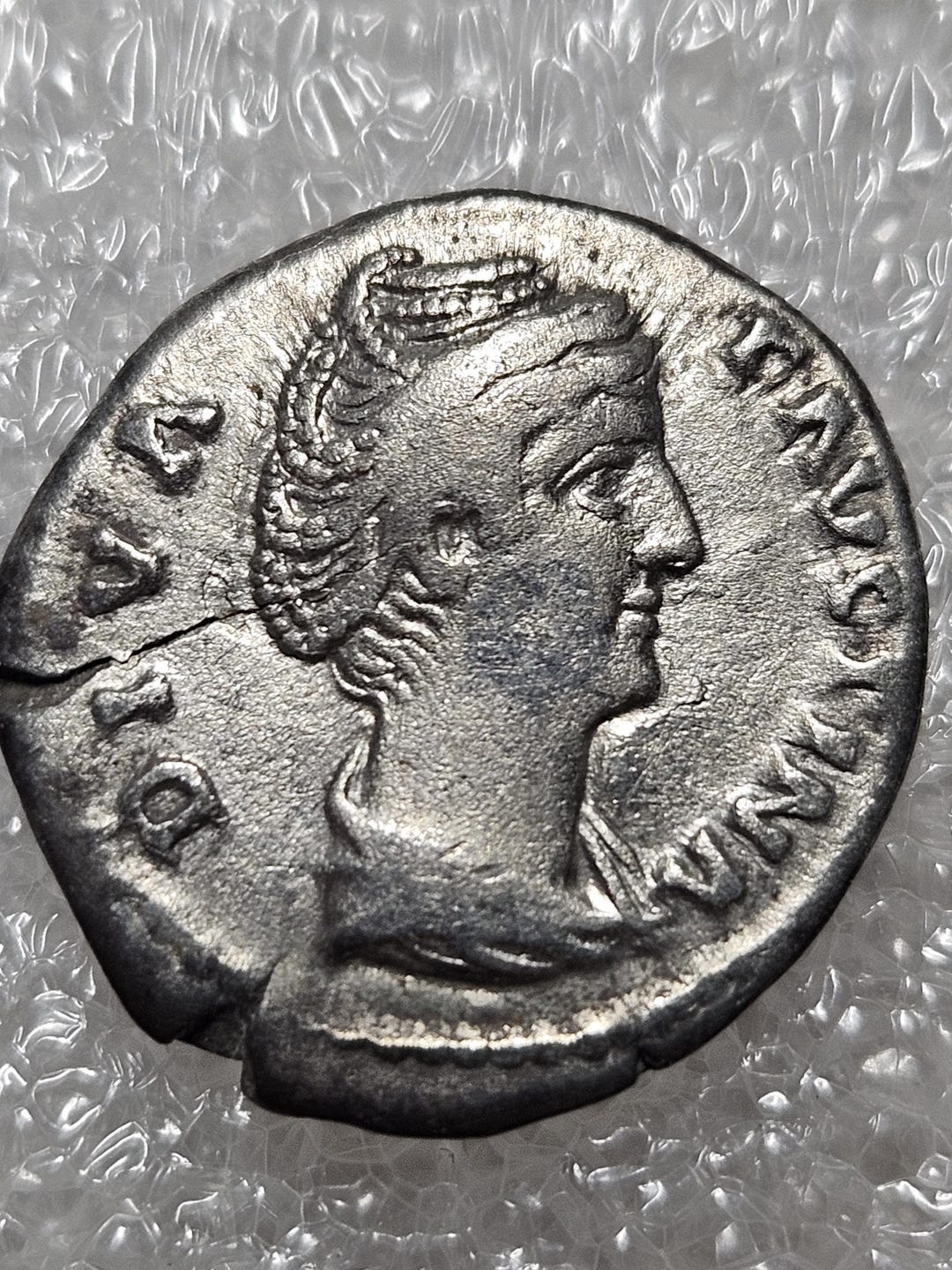 RARE Silver Coin Denarius of Faustina Major, Roman Empire, 141 Yr ...