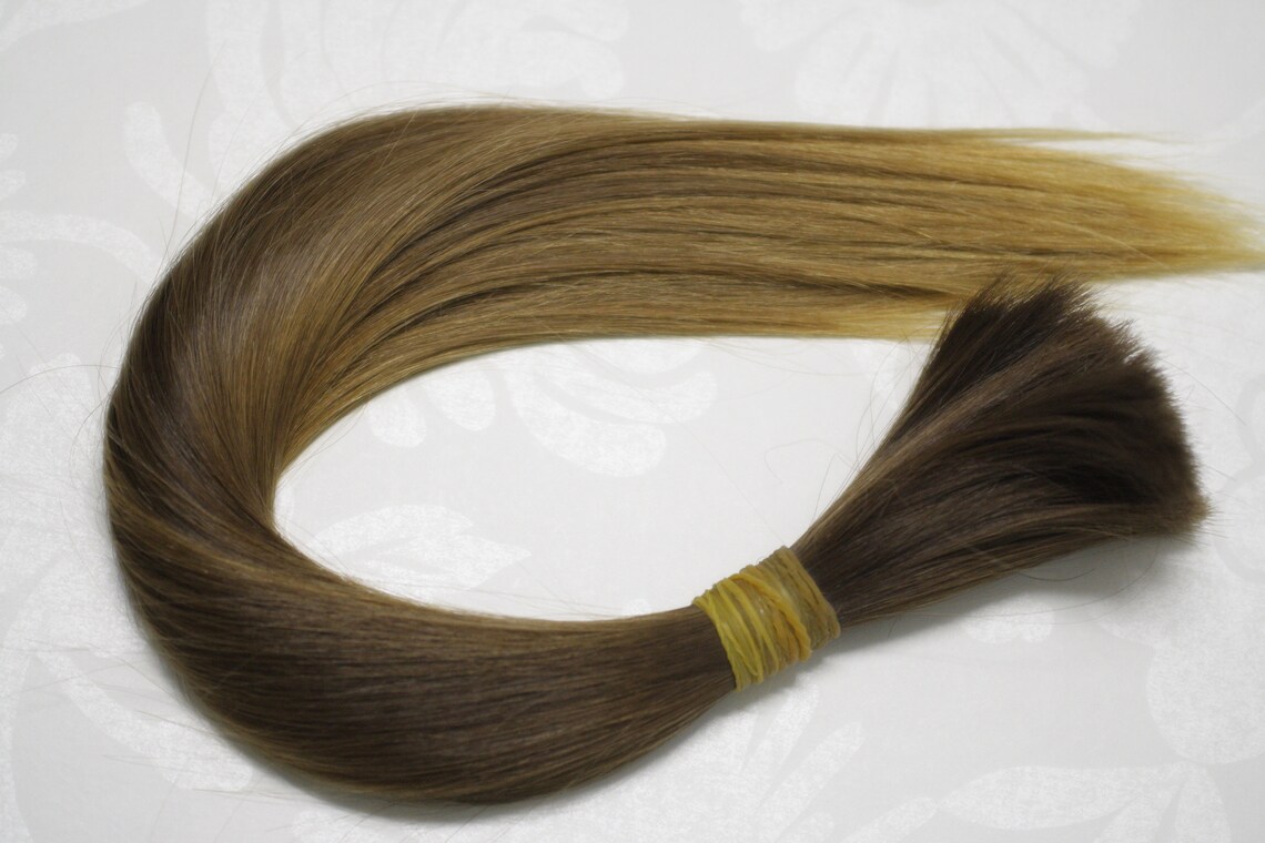 LUX Natural Slavic Ukrainian Russian Hair Extensions 42cm/16,5" & 64gr ...
