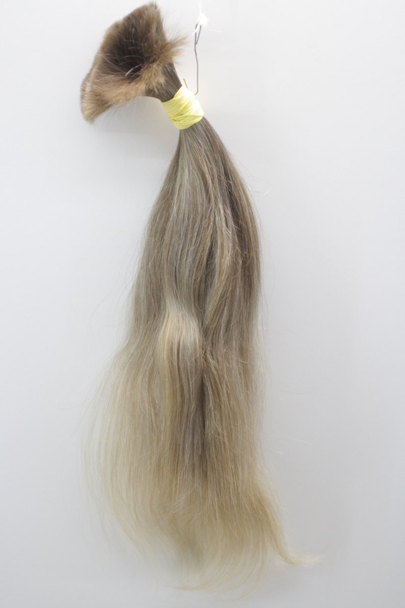 LUX Natural Ukrainian Slavic Highlighted Hair Extension | Etsy