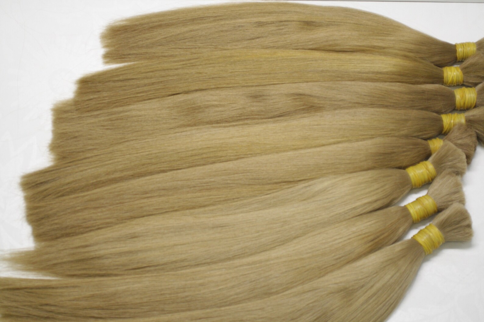 LUX THIN Natural Slavic European Hair Extension 45-52cm/17,7-20,5" 100 ...