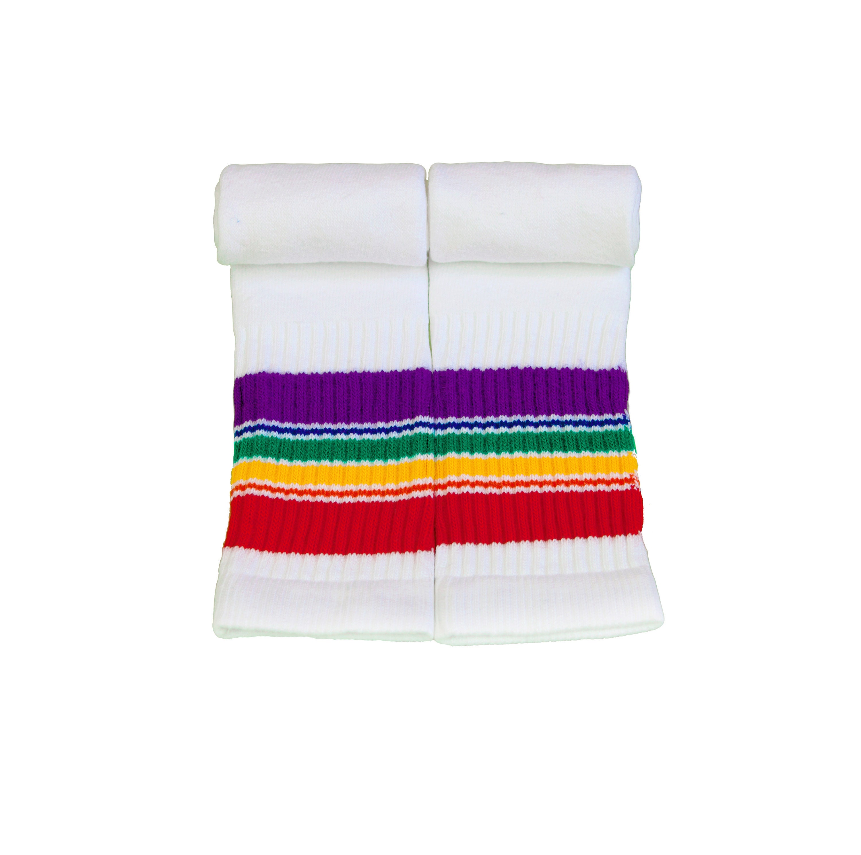 Toddler and Baby Rainbow Socks | Rainbow Tube Socks | Unisex Infant ...